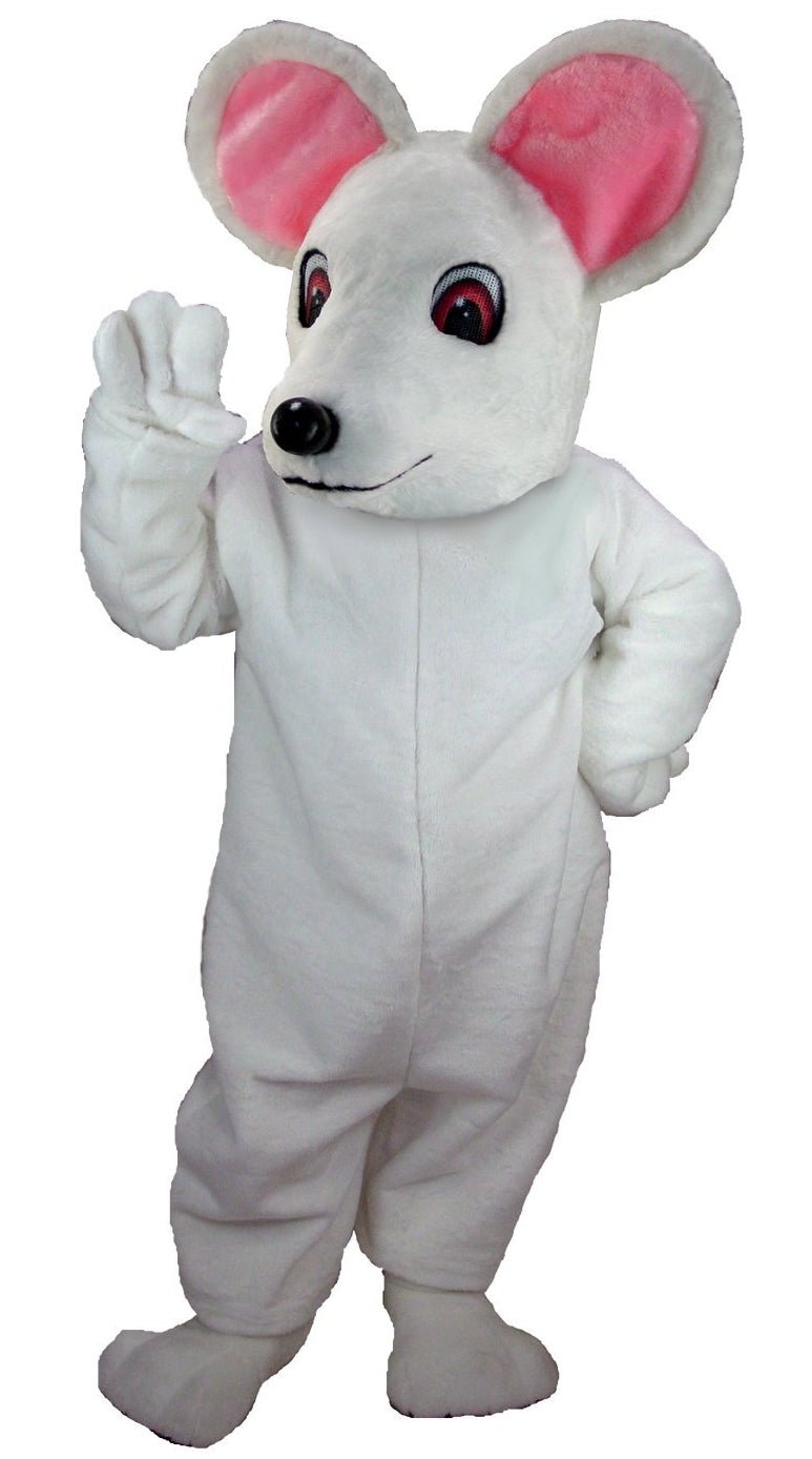 Albino Mouse Mascot (Thermolite) — The Mascot Store