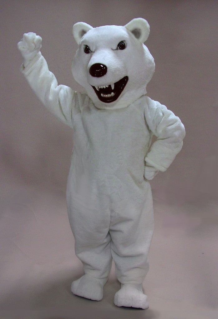 Mean Polar Bear Mascot — The Mascot Store