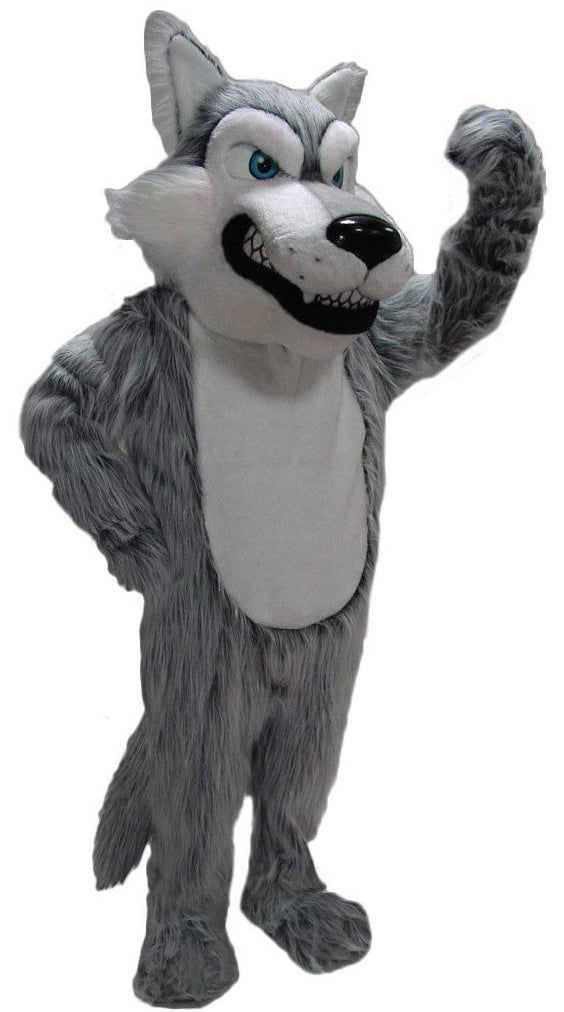 Grey Wolf Mascot | Mascot-store.com — The Mascot Store
